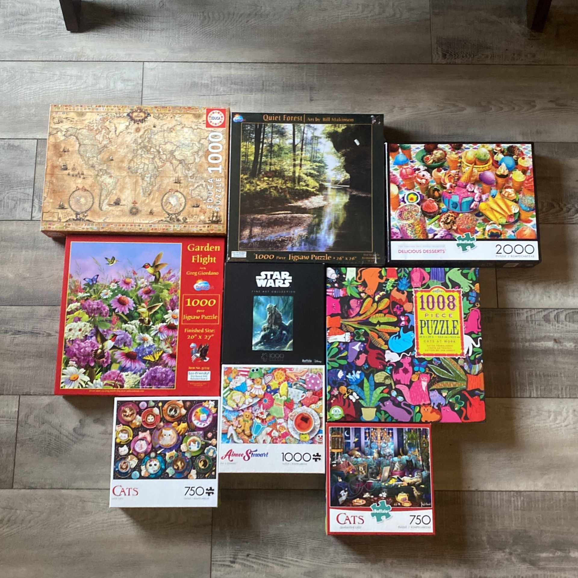 9 Puzzles 1 Unopened for Sale in St. Helens, OR - OfferUp