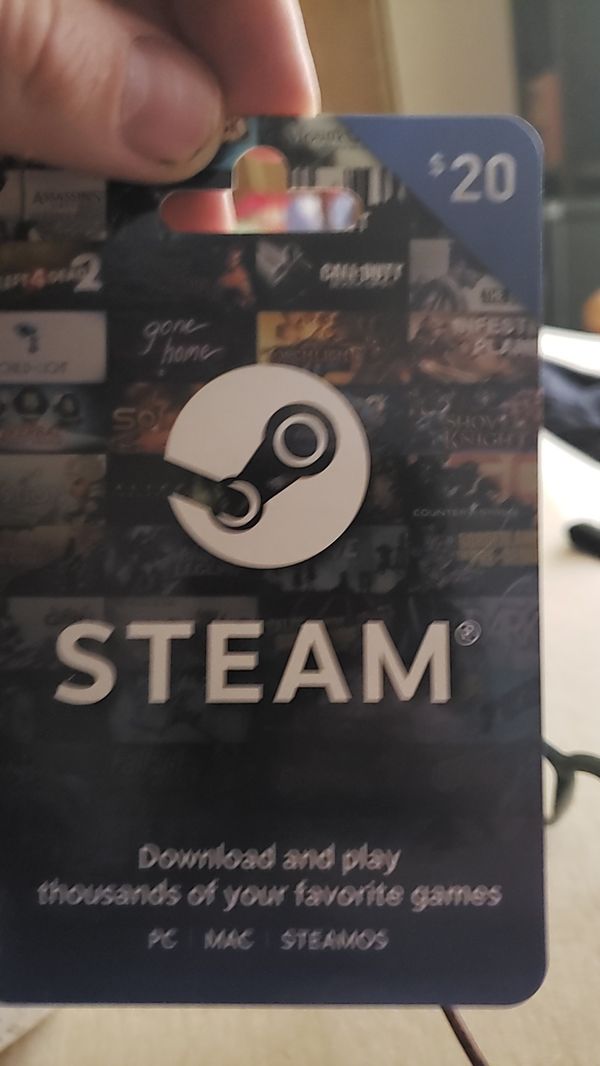 20 steam card for Sale in Colorado Springs, CO - OfferUp