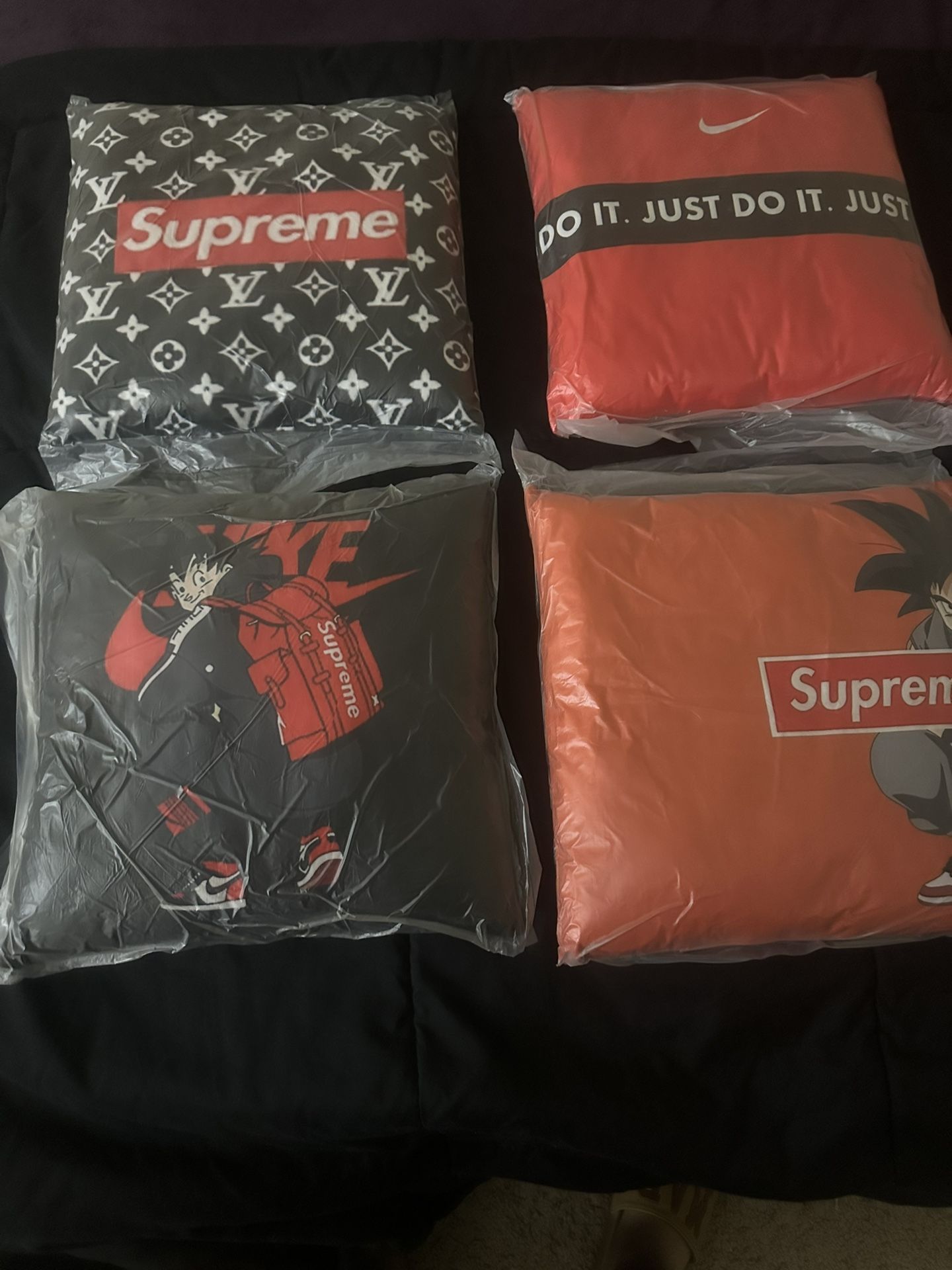 4 Custom Supreme Pillow Bundle 13x13 for Sale in Peoria, AZ - OfferUp