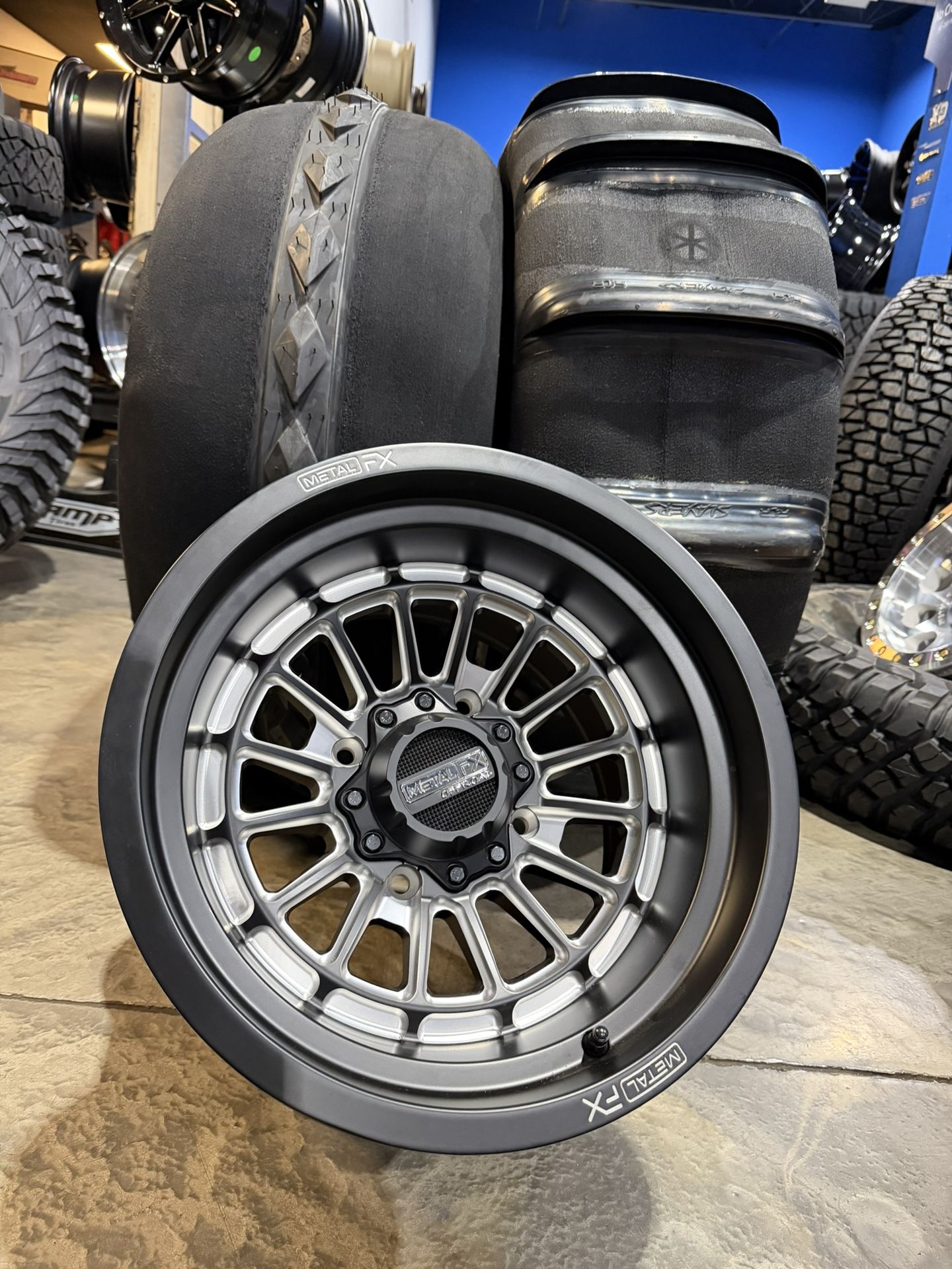 New. Metal FX 15x7 15x10 4x137 Wheels & Sandcraft 35” 14 Paddle Tires ...