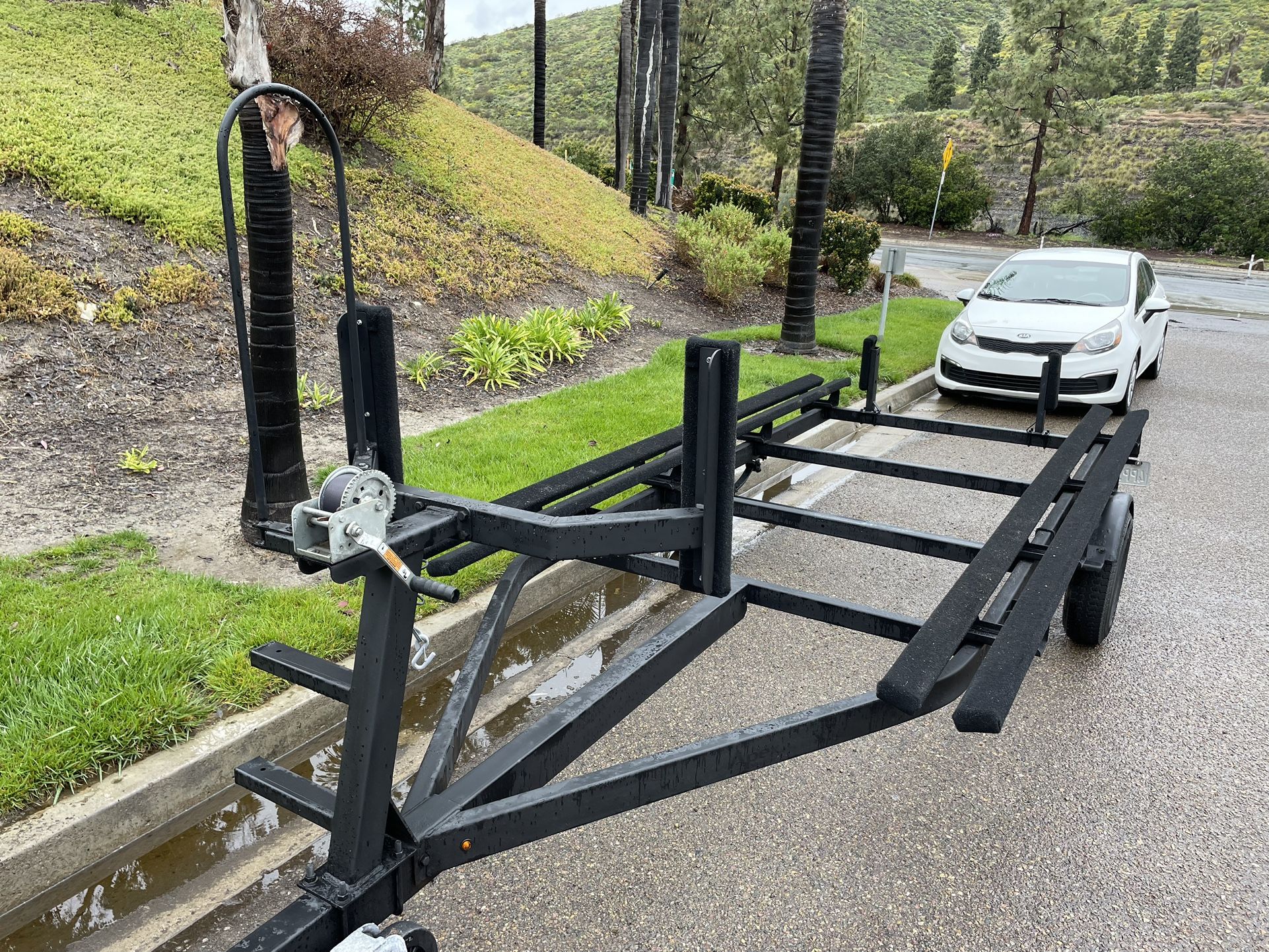 2016 Karavan Pontoon Flat Bottom Boat Trailer W Ladder Up To 18’ Boat ...