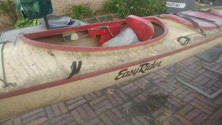 Single Seater Eskimo, Easy Rider fiberglass 17' Kayak for Sale in ...
