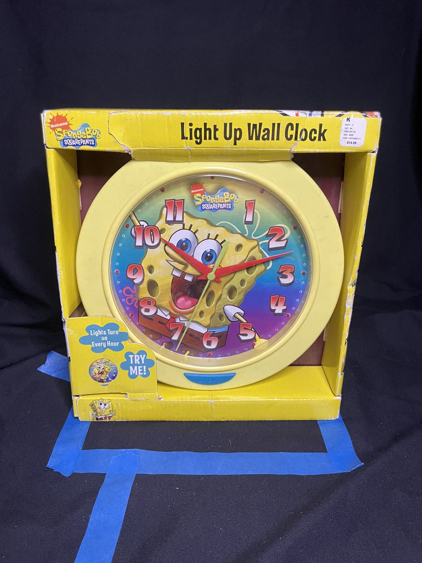 Led Alarm Clock Spongebob