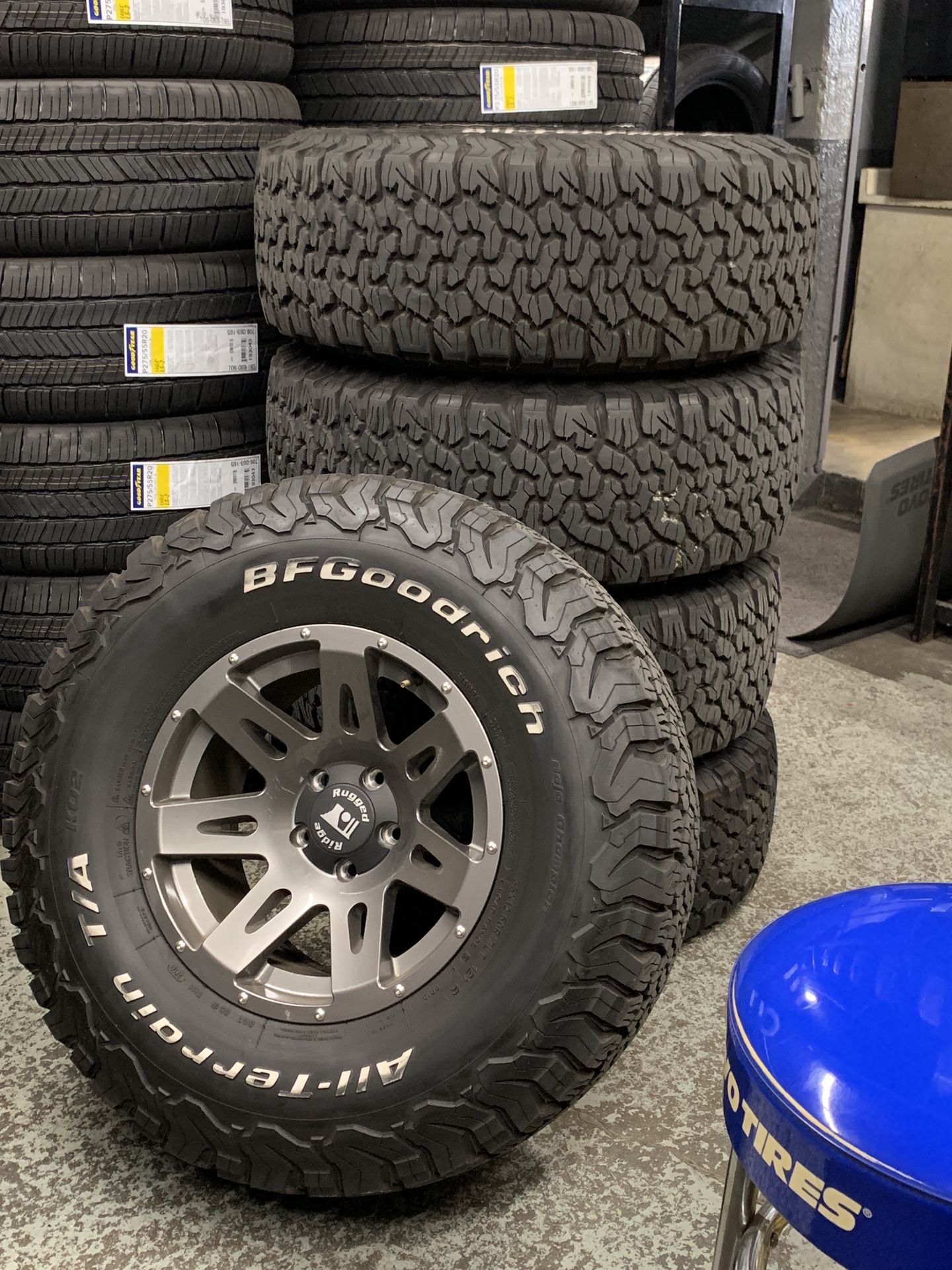 BFG K02 Tires and Rugged Ridge 17 inch wheels for Sale in Alhambra, CA ...