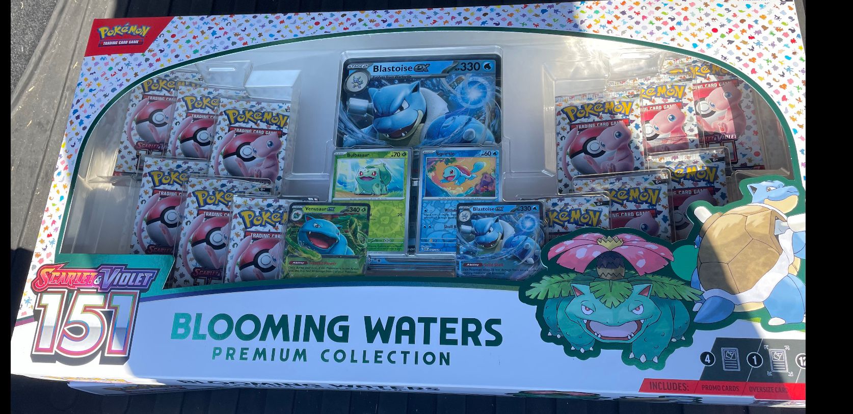 Pokemon Blooming Waters Premium Collection Bundle Box! for Sale in ...