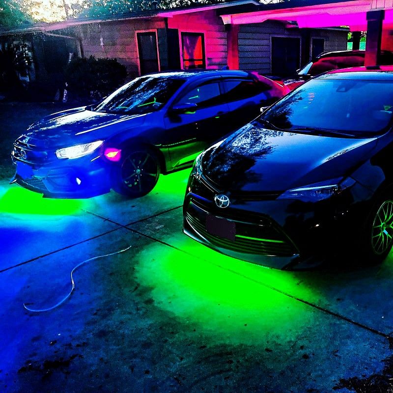 Ride N' Glow Tech Underglows, ambient (interior) lighting, footwell ...