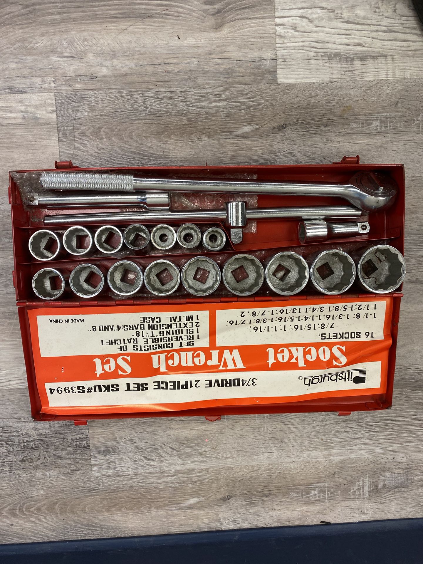PITTSBURGH SOCKET WRENCH SET for Sale in Beverly, MA - OfferUp