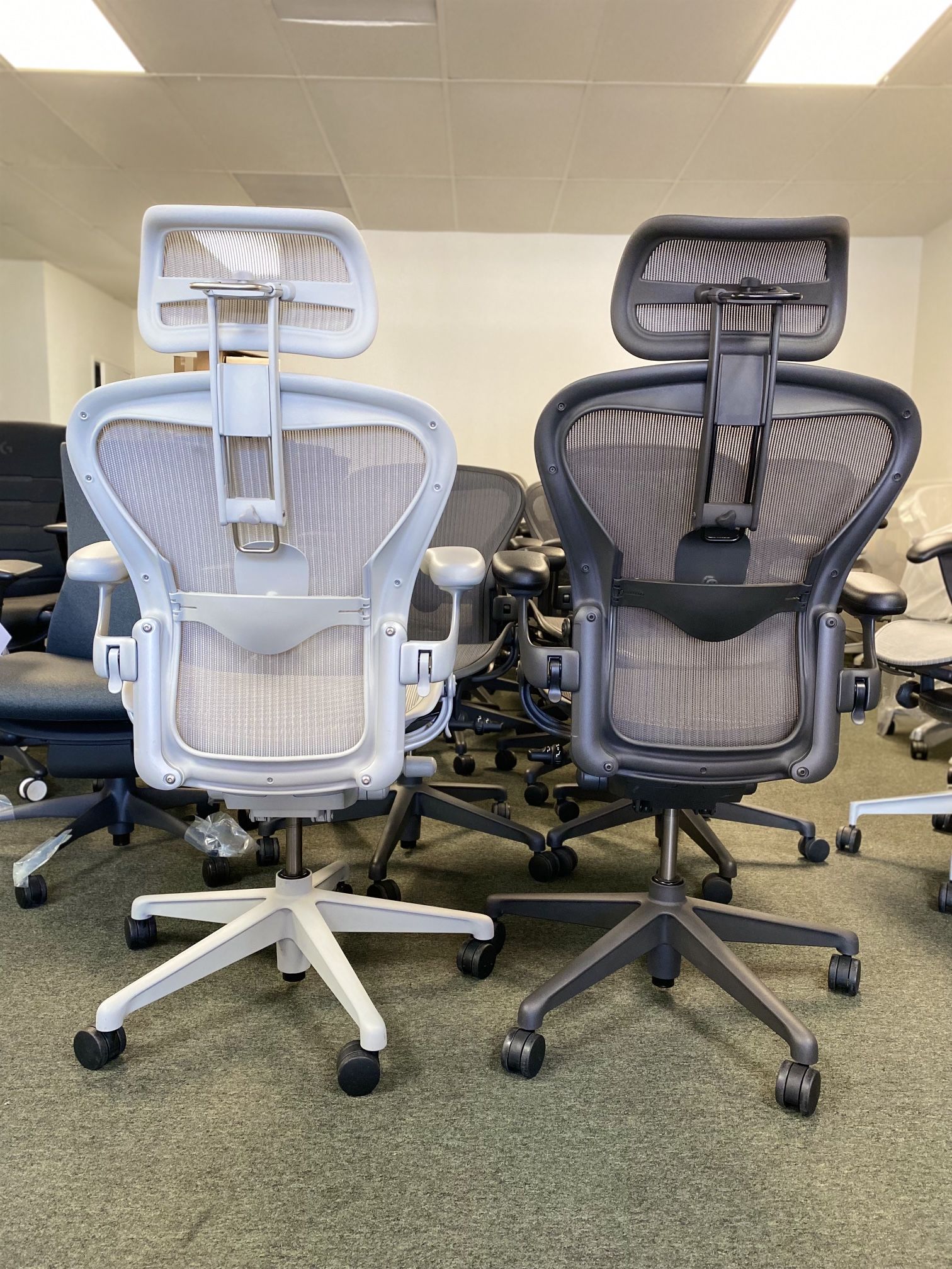 NEW HERMAN MILLER REMASTERED AERON!!! FULLY LOADED!!! MANY AVAILABLE ...