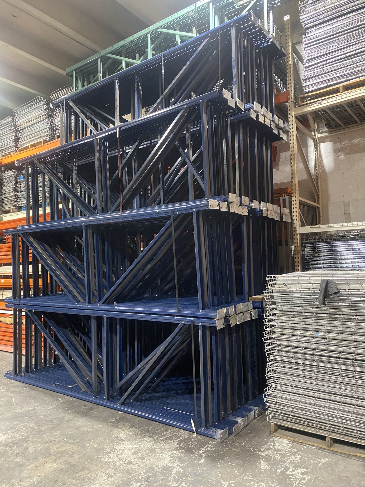 Warehouse Racking New & Used Uprights Beams Wire Decks for Sale in ...
