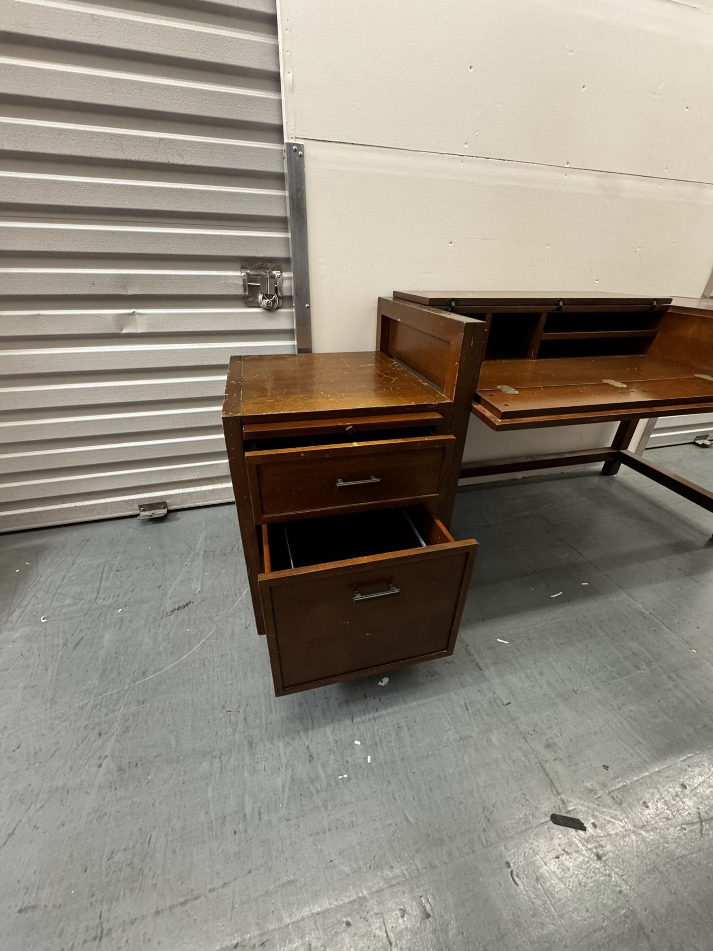 Secretary Desk W/matching File Cabinet for Sale in Alta Loma, CA - OfferUp