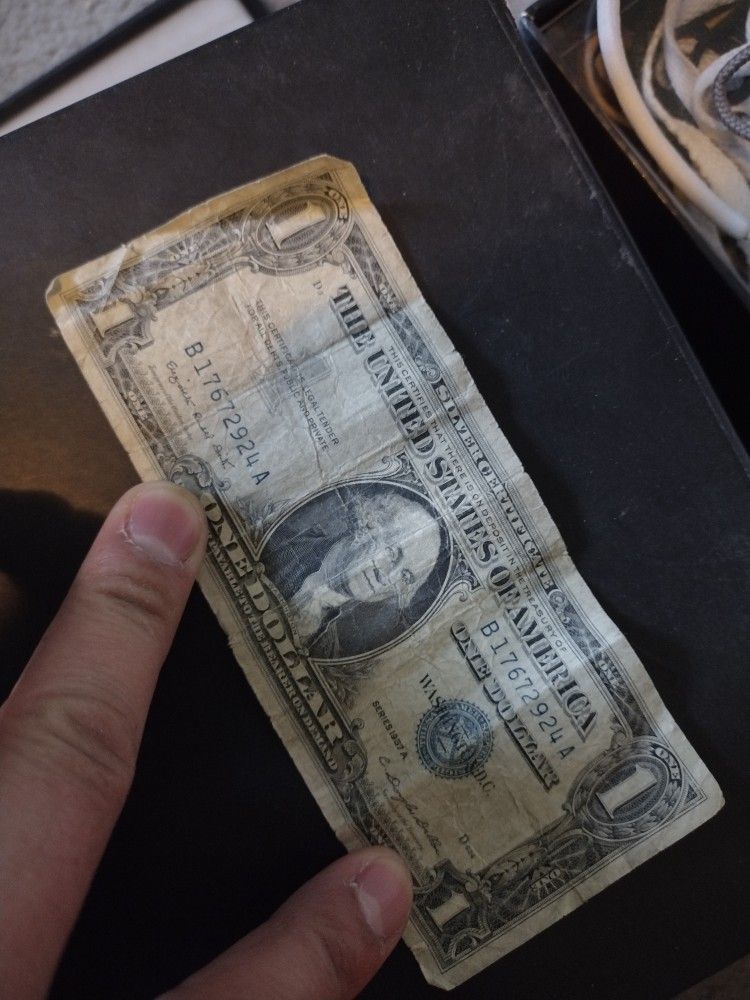 Old Dollar Bill (Series 1957A Blue Note) for Sale in Tacoma, WA - OfferUp