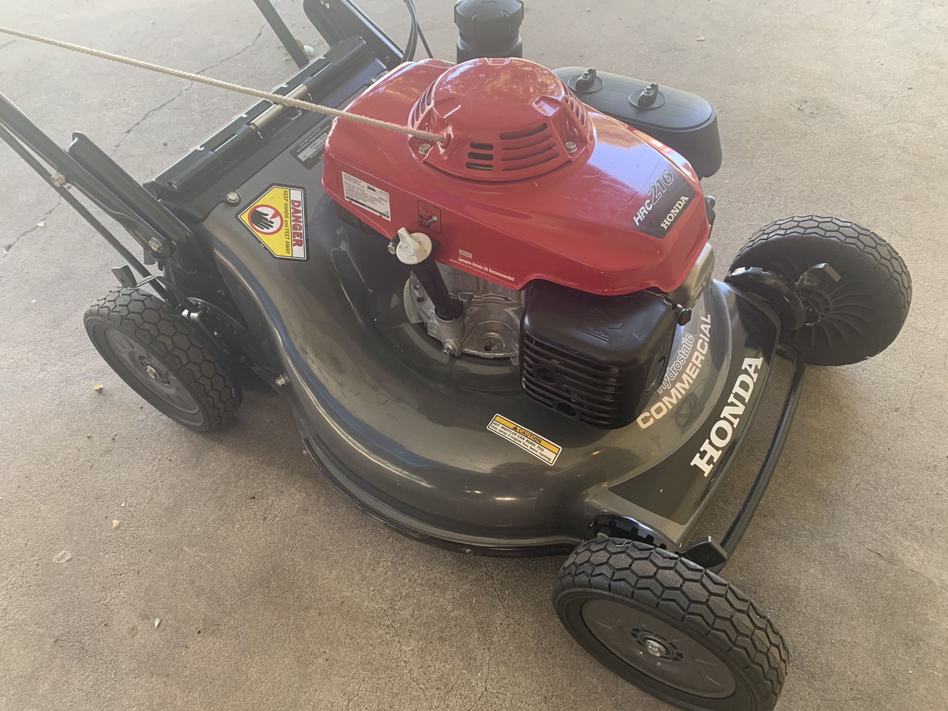 Honda HRC216HXA commercial 21” lawn mower for Sale in St. Petersburg ...