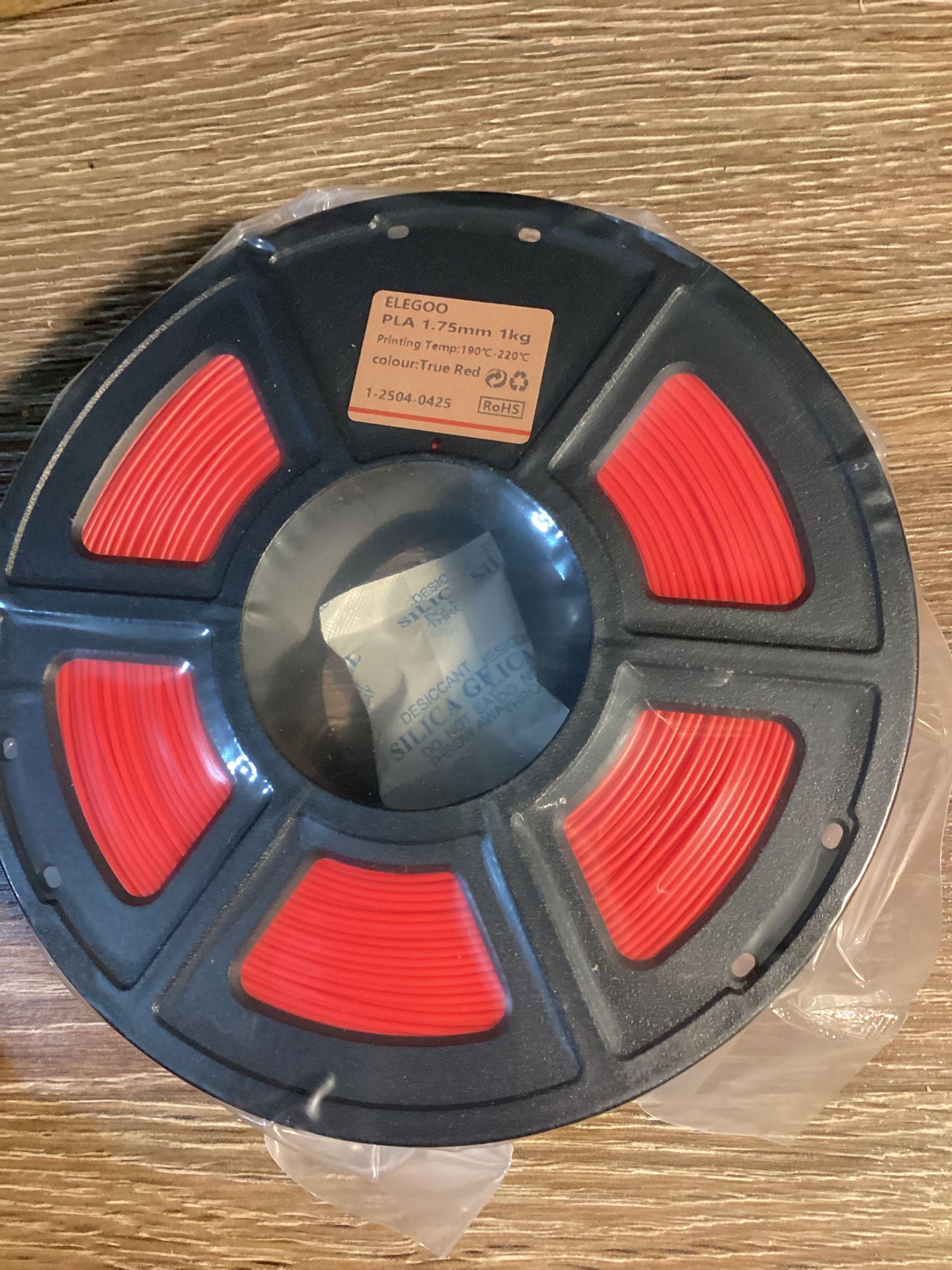 New ELEGOO Matte PLA Filament Ruby Red 1KG, 1.75mm 3D Printer Filament ...