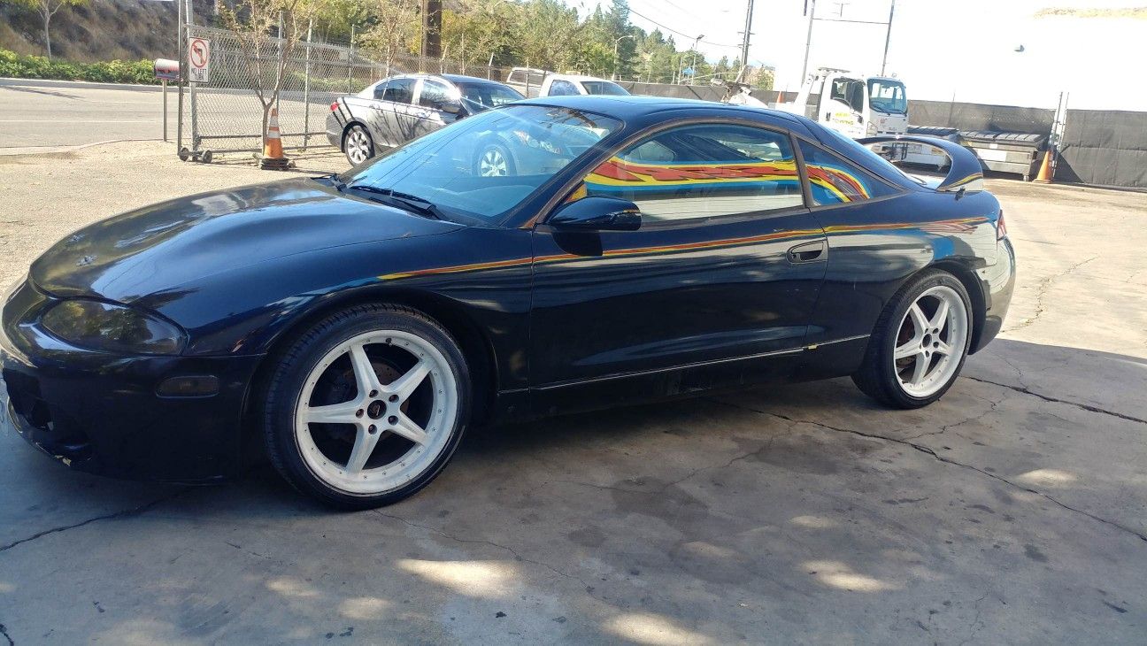 1996 Mitsubishi Eclipse Custom White