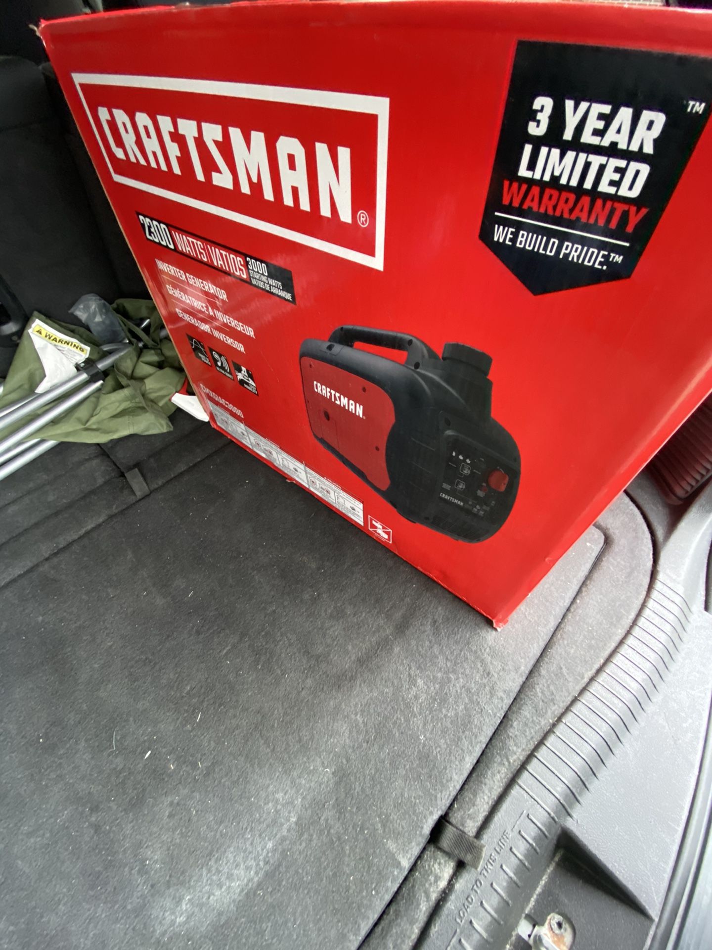 Craftsman 3000-Watt Gasoline Portable Generator Cmxgiac3000 for Sale in ...