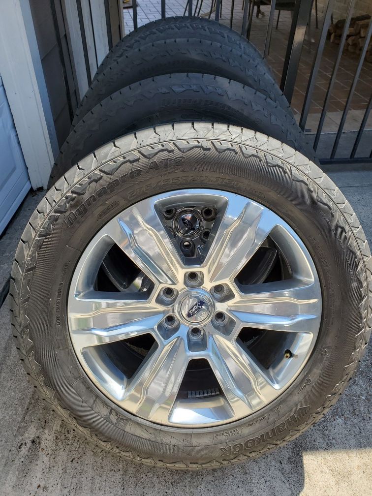 20" Ford F150 rims 20 inch F-150 wheels tires for Sale in Humble, TX ...