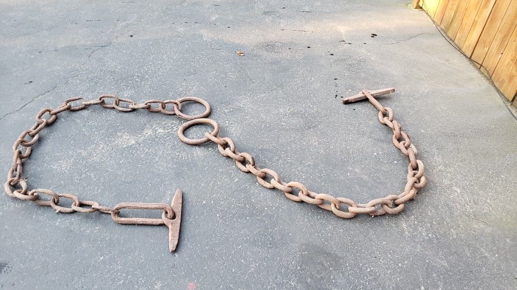 94” long vintage heavy duty log boom chain. for Sale in Edmonds, WA ...