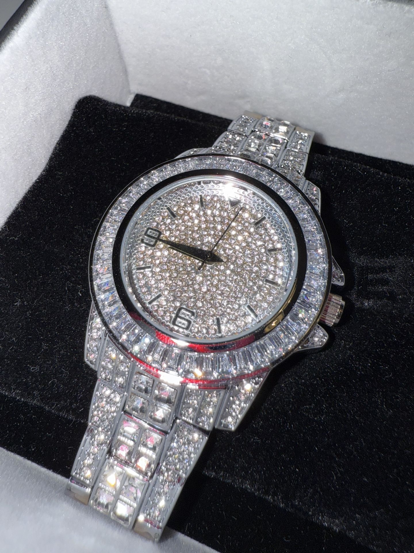 Hello Ice Diamond Wrist Watch for Sale in Las Vegas, NV - OfferUp