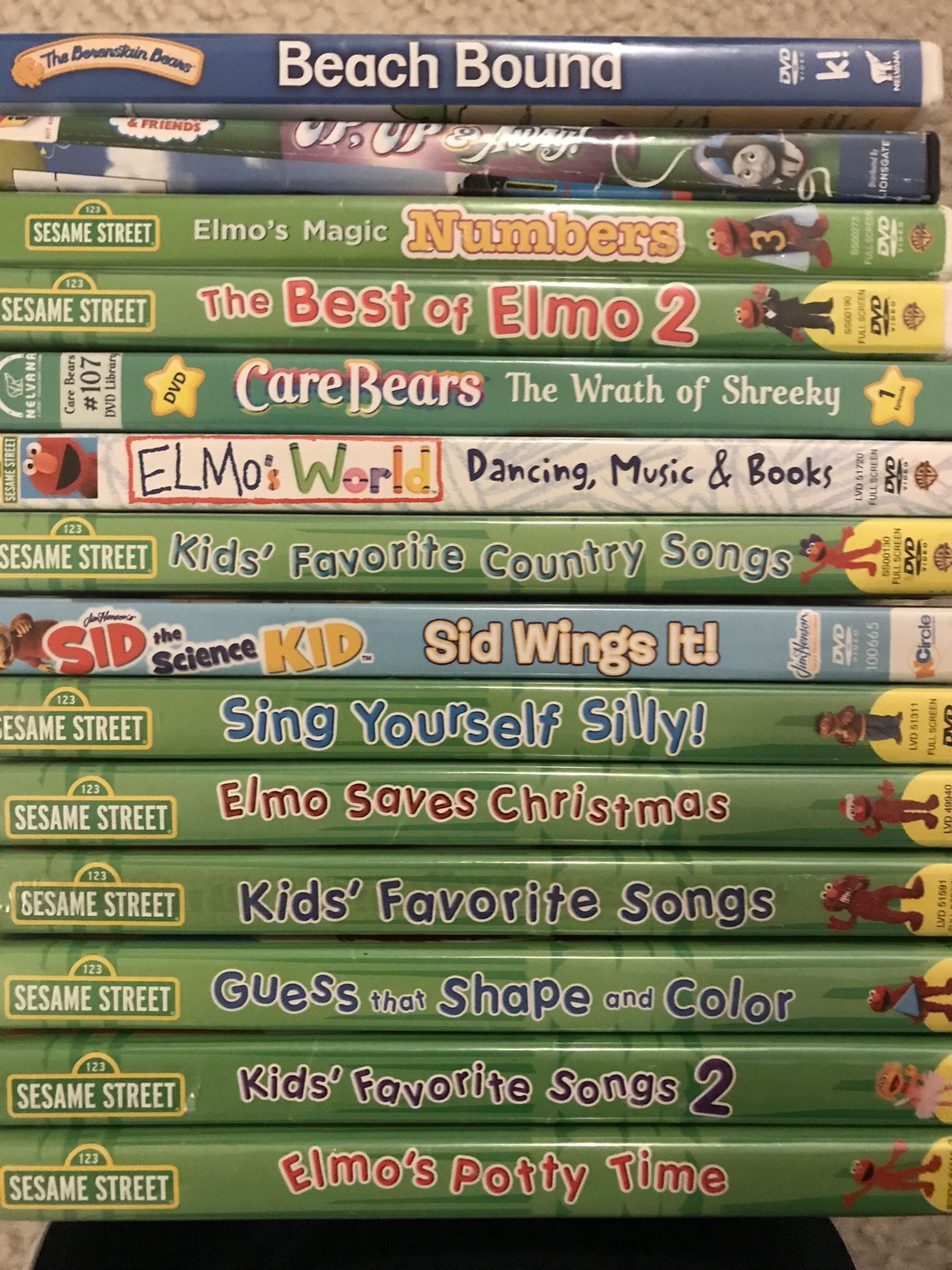 Sesame Street Dvd Lot