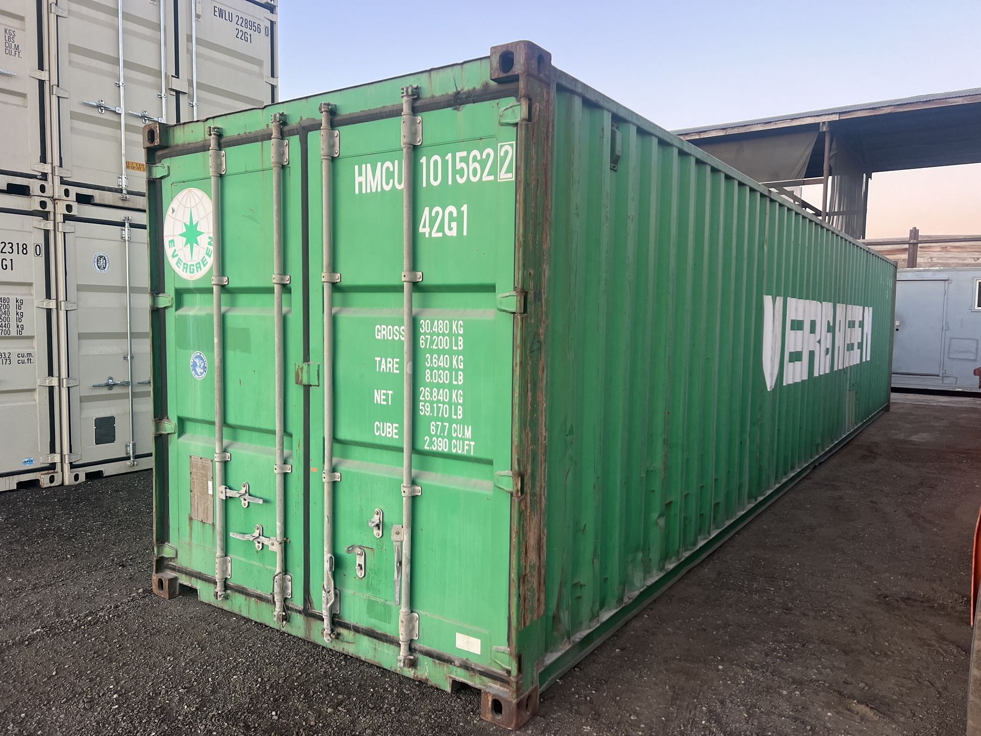 40 FOOT USED STD SHIPPING CARGO CONTAINER for Sale in Montclair, CA ...