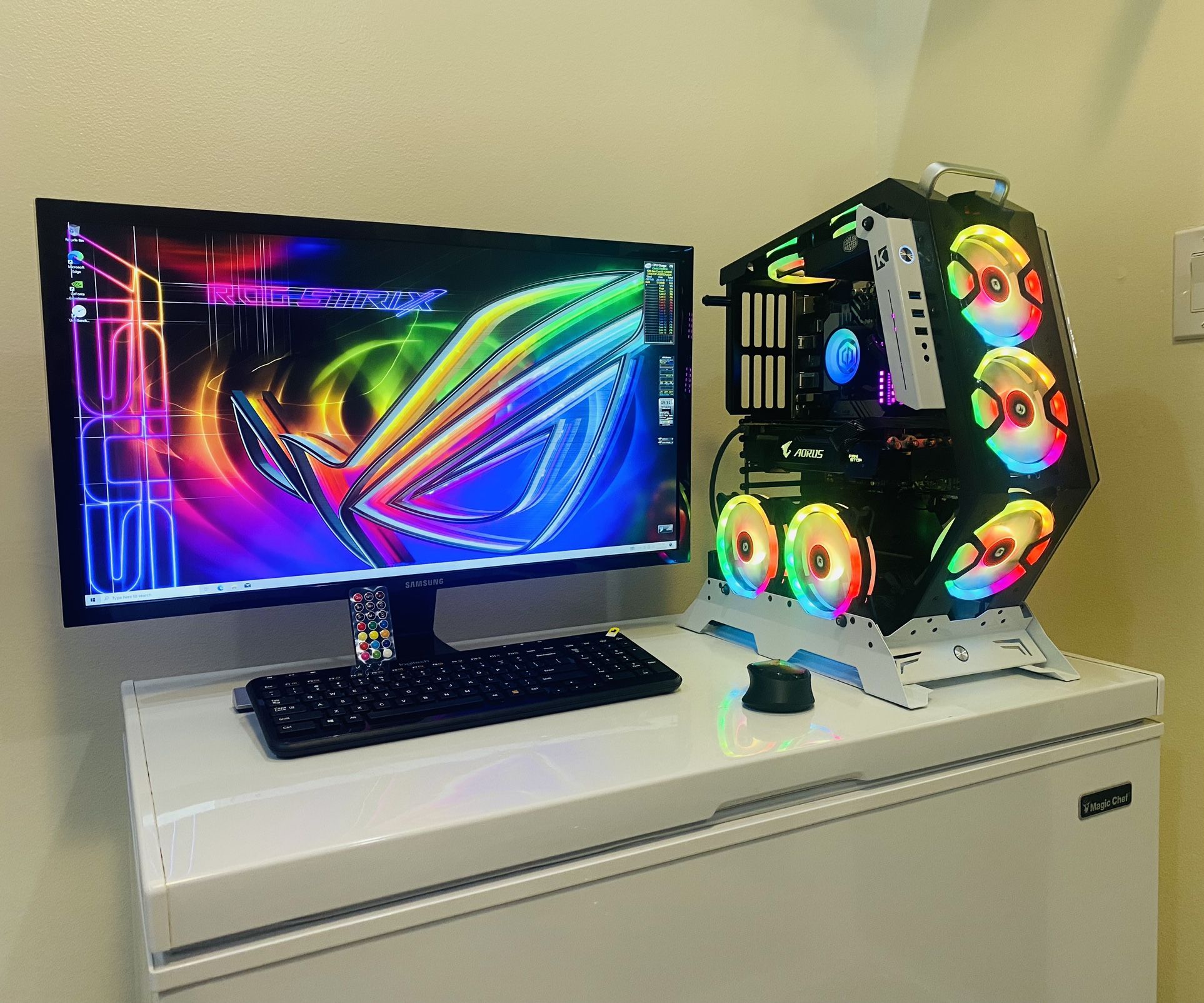 NEW ASUS 12 Gen Gaming PC.16 Core I5K @4,3GHz. GTX1080TI 11G. 1T M2 .3T ...