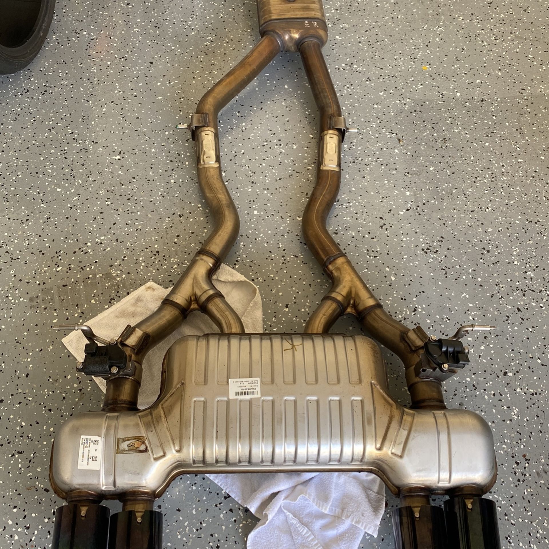 BMW M4 M3 Competition Exhaust ZCP Muffler M Performance Exhaust for ...