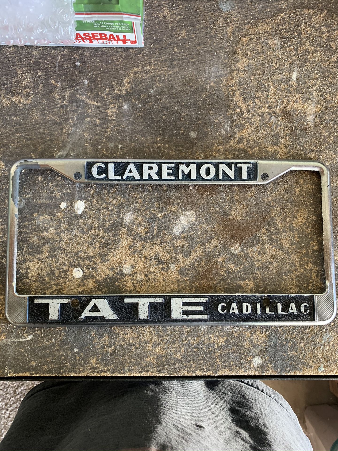 Tate Cadillac Claremont, CA License Plate Frame for Sale in Fontana, CA ...