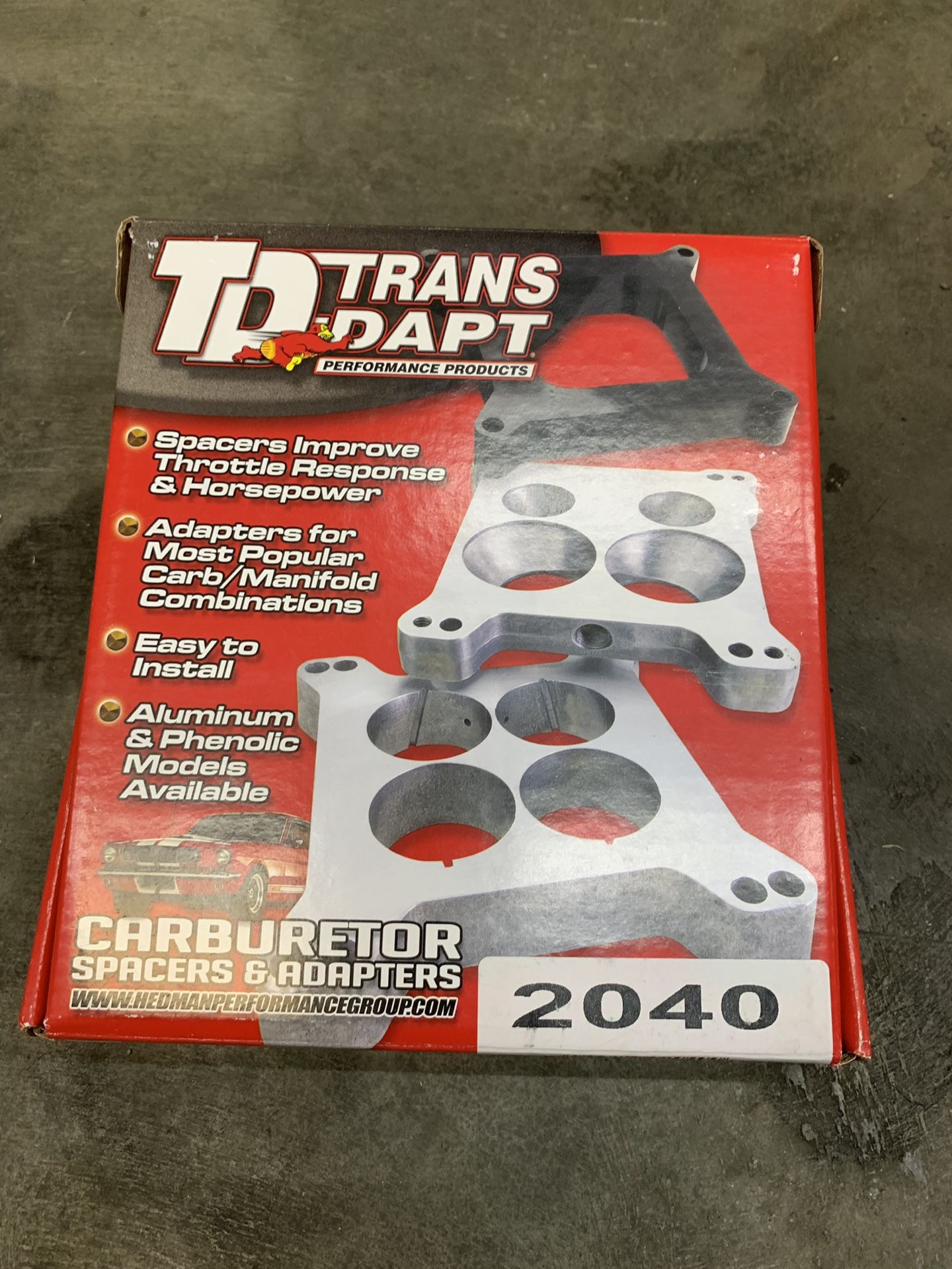 Brand new Chevy 305/350 2bbl to 4bbl transdapt carburetor adapter $20 ...