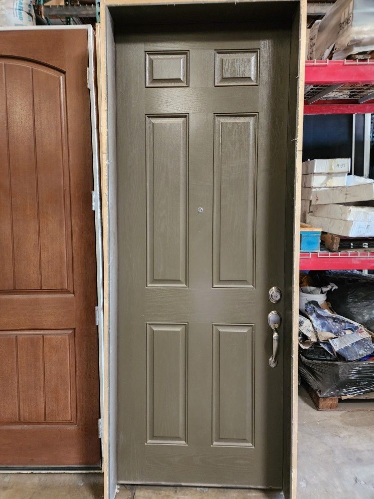 Entry Door Fiberglass 36x96 Front Door for Sale in Glendale, AZ - OfferUp