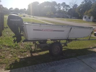16ft lowe aluminum boat for Sale in Spring Hill, FL - OfferUp