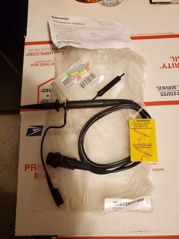 New Tektronix P2220-72 200MHz 1x/10x Oscilloscope Probe for Sale in La ...