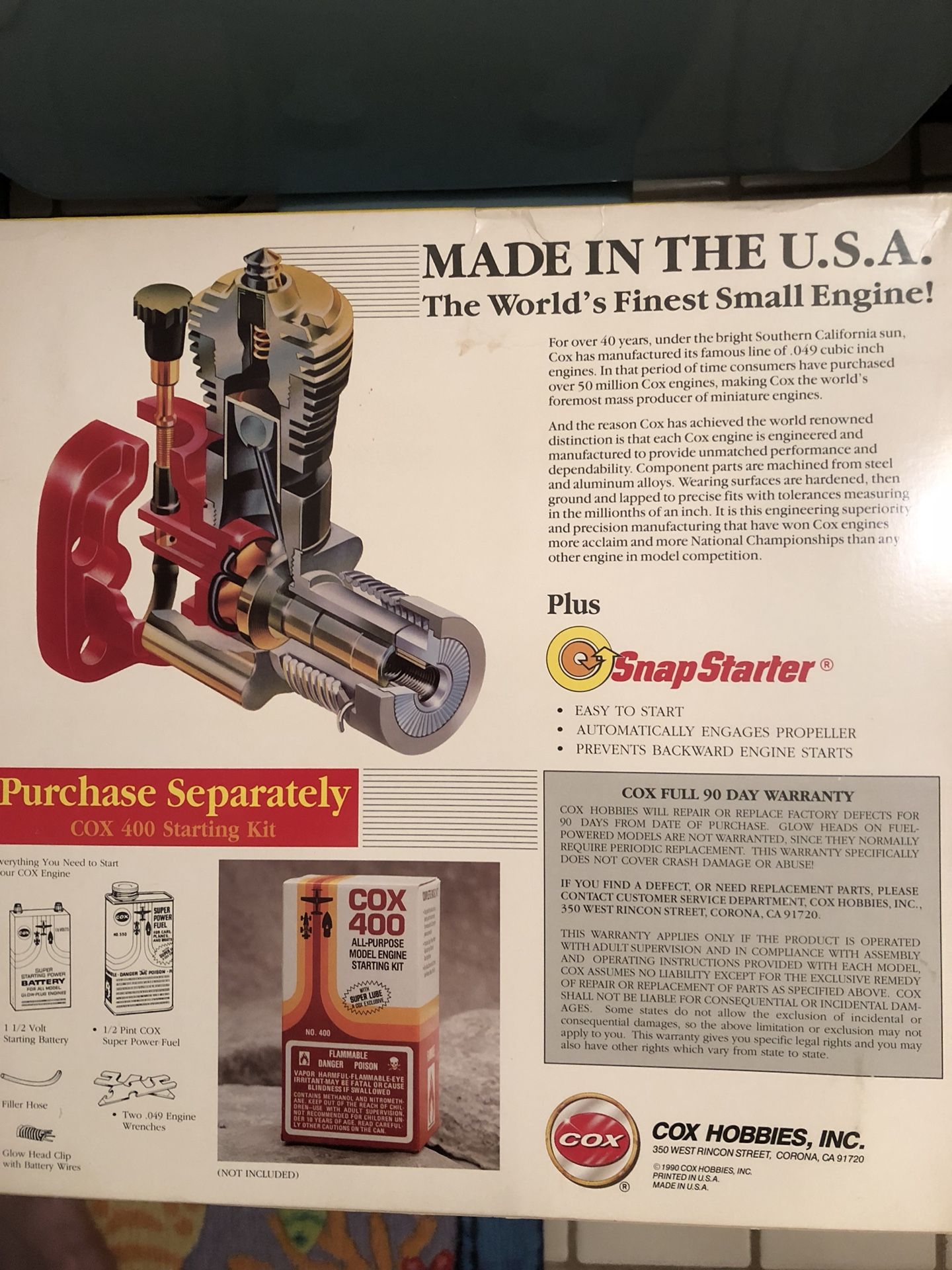 Cox Model Engine Fuel