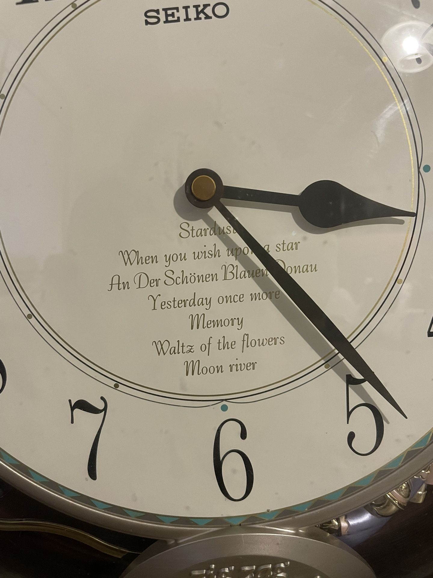 Seiko Stardust Melodies In Motion Childs Wall Clock Zig Zag High ...