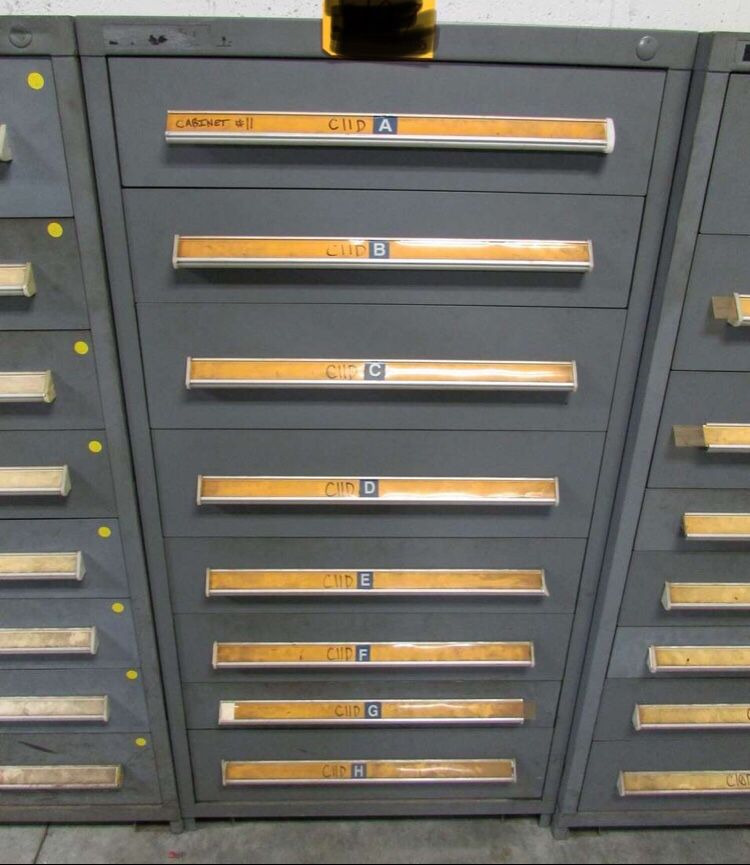 Stanley Vidmar lista style cabinets tool box for Sale in Indianapolis ...