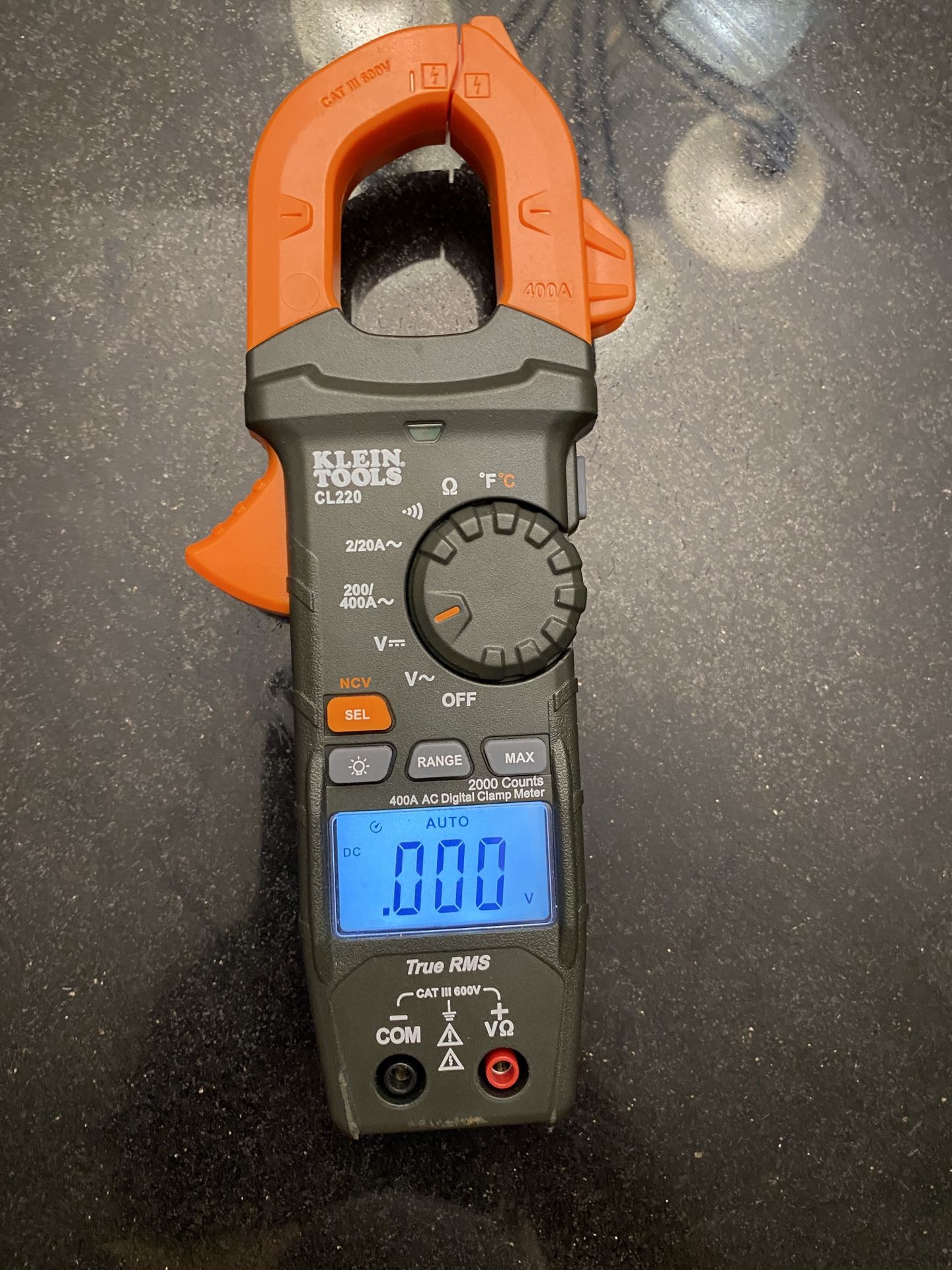 Klein Tools CL220 400 AC Auto Ranging Digital Clamp Meter (NO LEADS ...