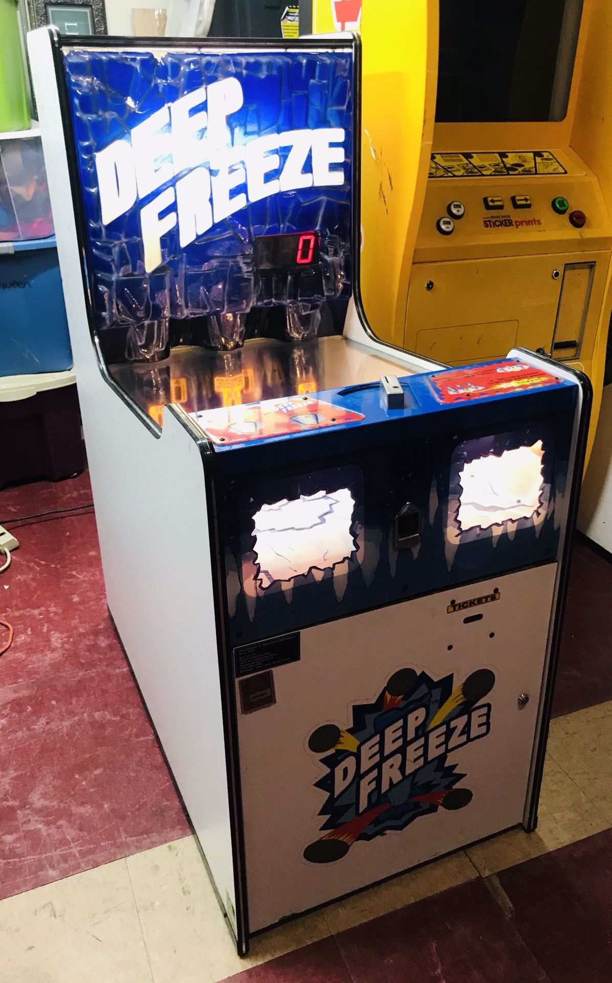 Deep Freeze Arcade Game by Bay Tek Games - WORKS!!! for Sale in ...