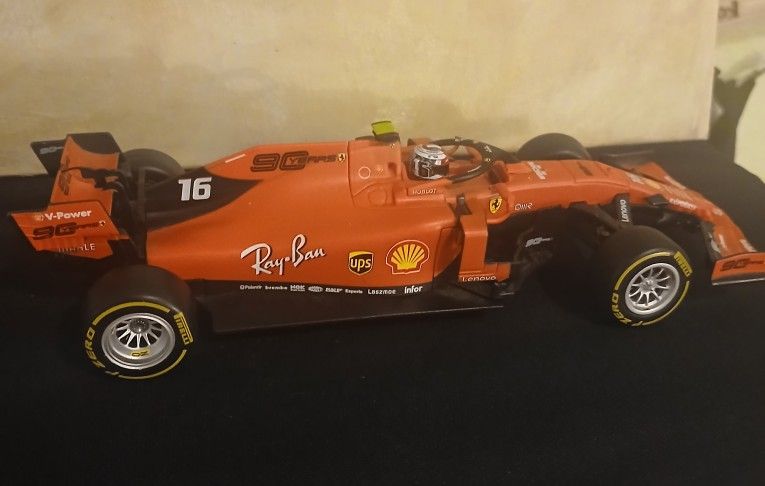 FERRARI SF90 F1 Formula One Race Car Charles Leclerc #16 - 1/24 Scale ...