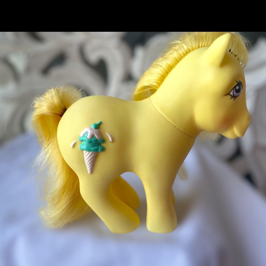 1987 My Little Pony G1 Butter Kiss Swirly Whirly Pony Ice Cream Cone ...