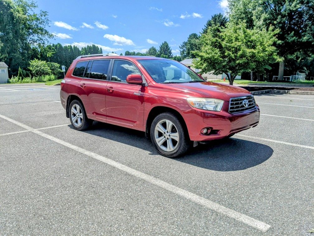 Black Toyota Highlander 2008 Sale