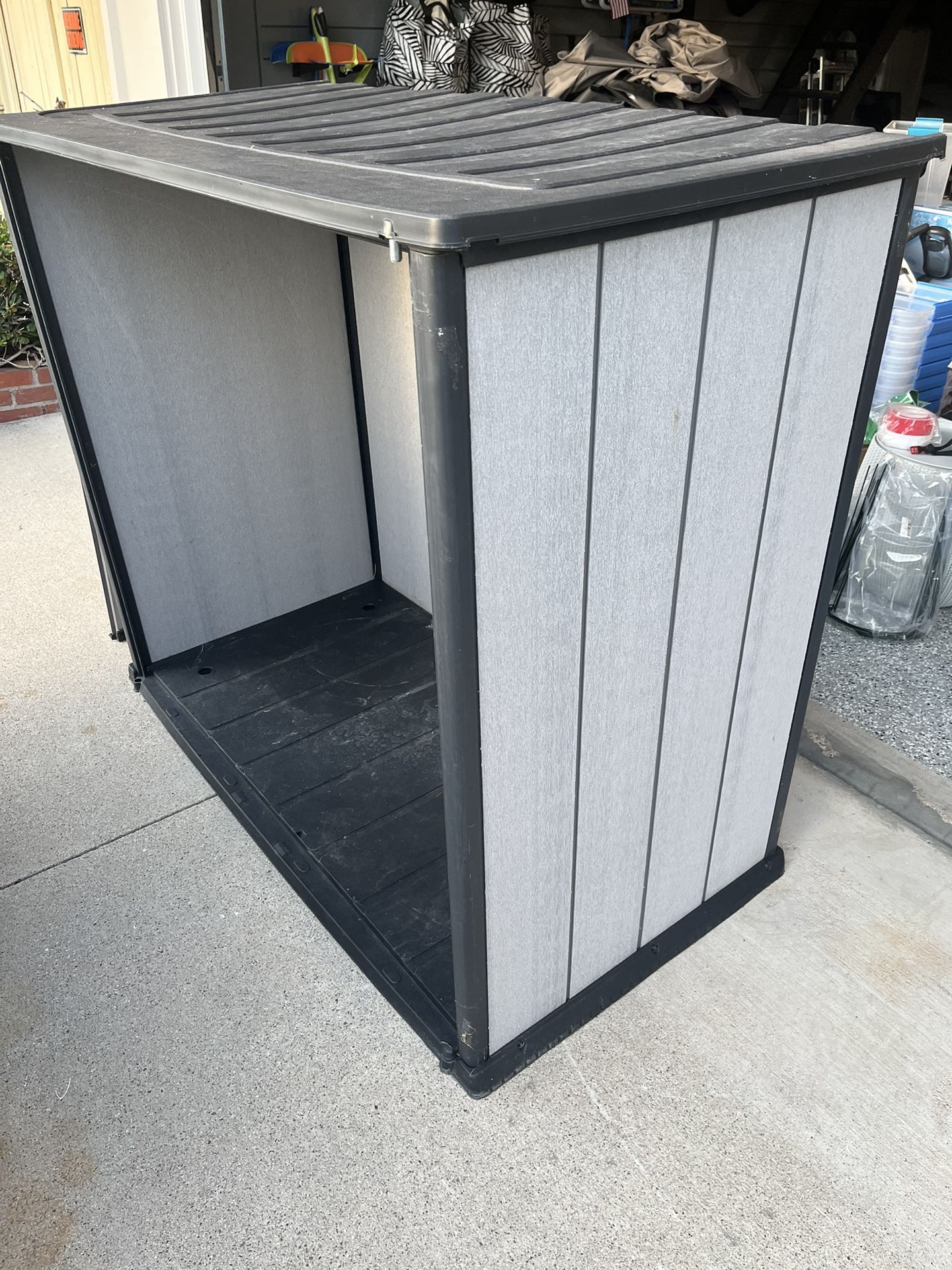 KETER Patio Store 4.6 x 2.5 Foot Resin Outdoor Storage Shed for Sale in ...