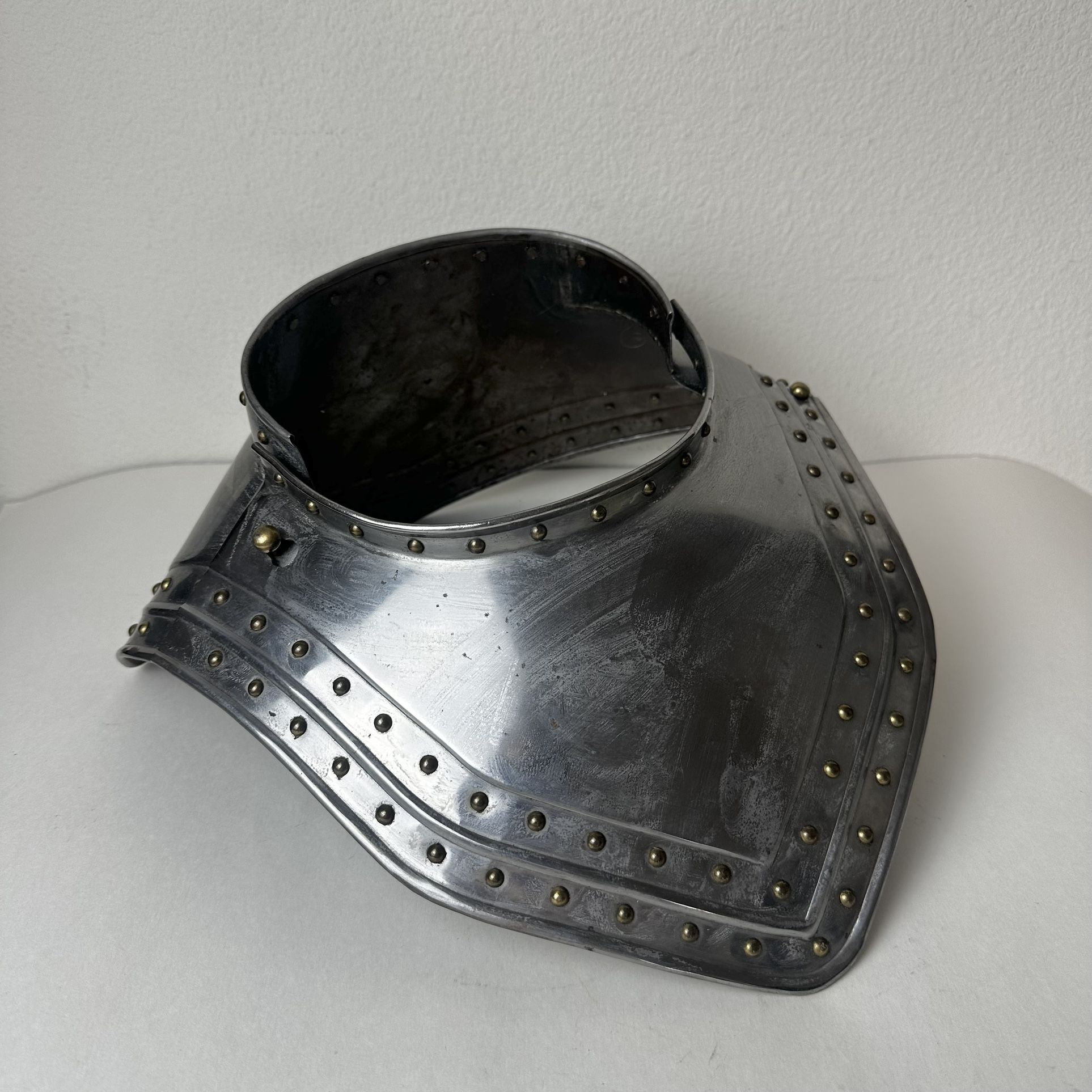 Medieval Knights Templar Steel Gorget Neck Plate Armor by The Tudor ...