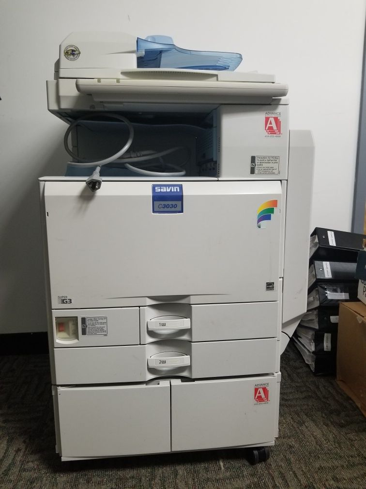 Savin C3030 multifunction Printer for Sale in Columbia, MD - OfferUp