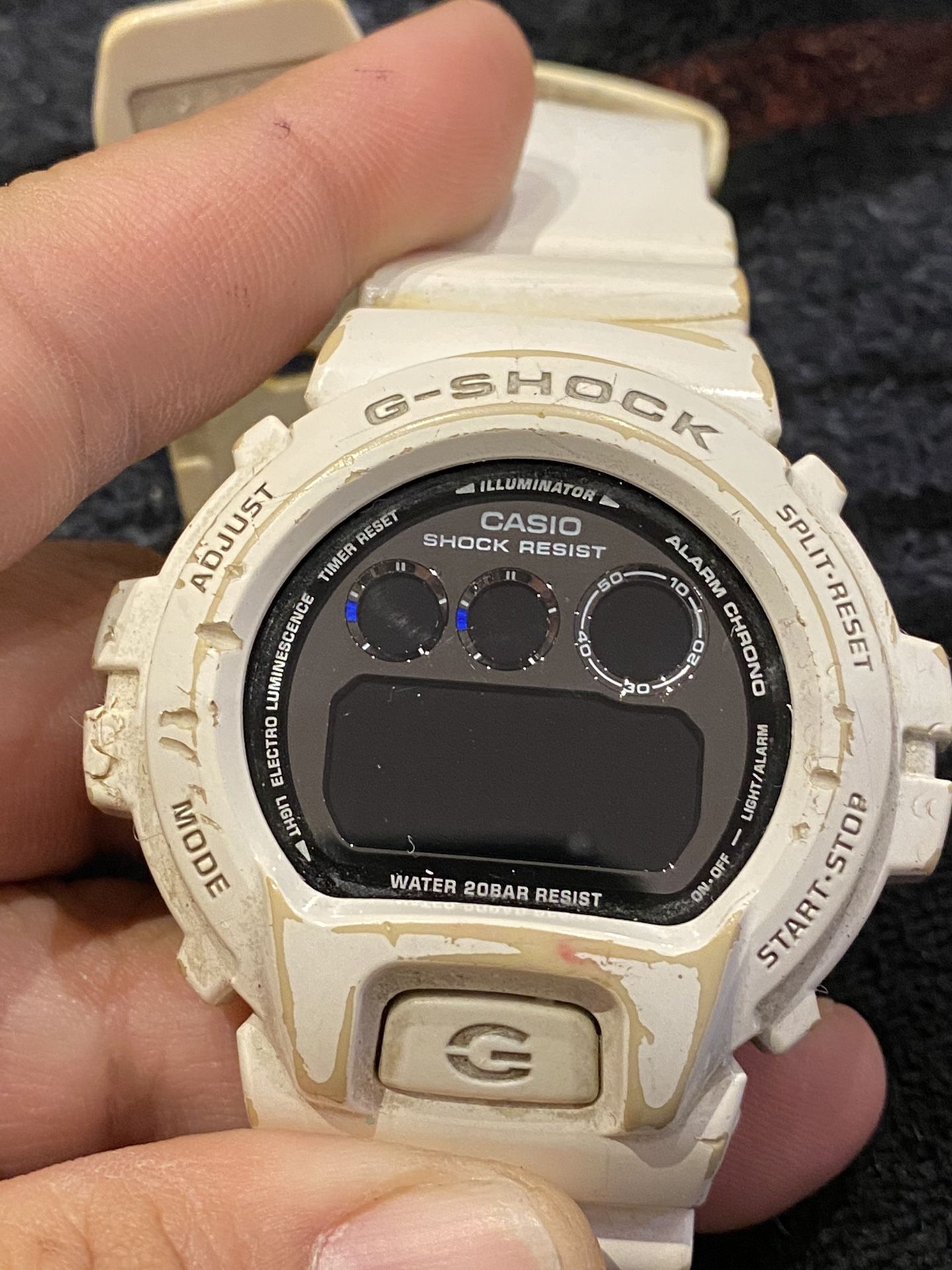 Casio G Shock Mirror Metallic White Mens Digital Watch for Sale in ...