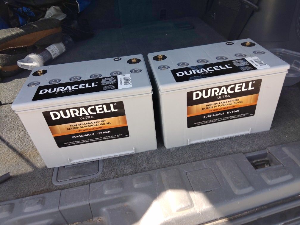 Duracell Group size 34 60 AH multipurpose Gel batteries for Mobility ...