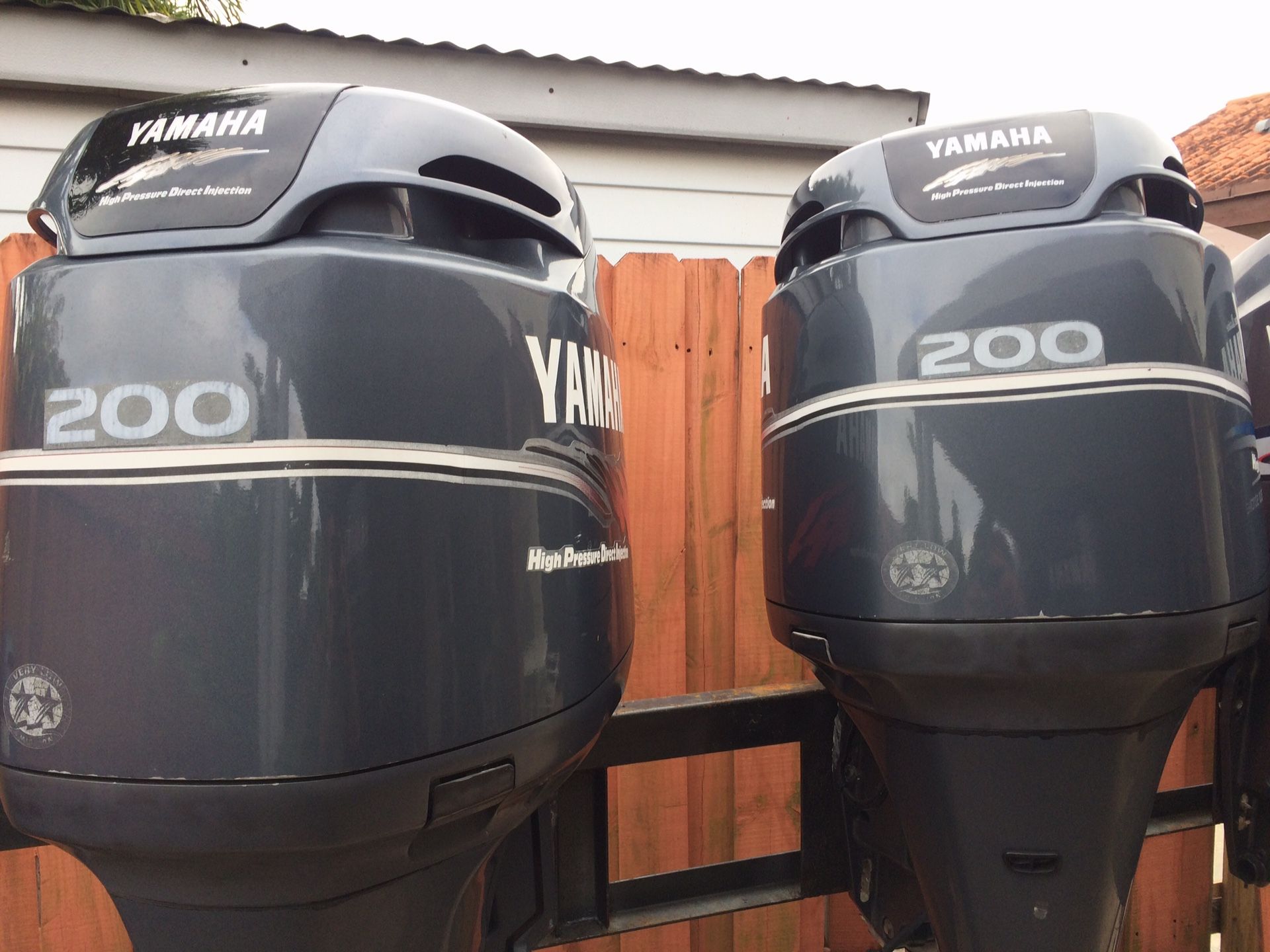 Twin 2001 Yamaha 200 hp Two Stroke HPDI Outboard Motors for Sale in ...
