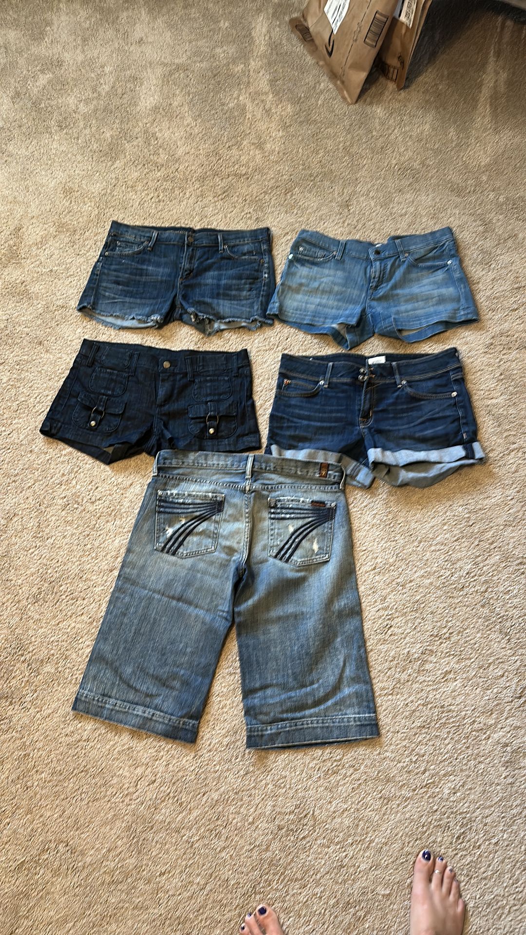 Designer Jean shorts for Sale in Bothell, WA - OfferUp