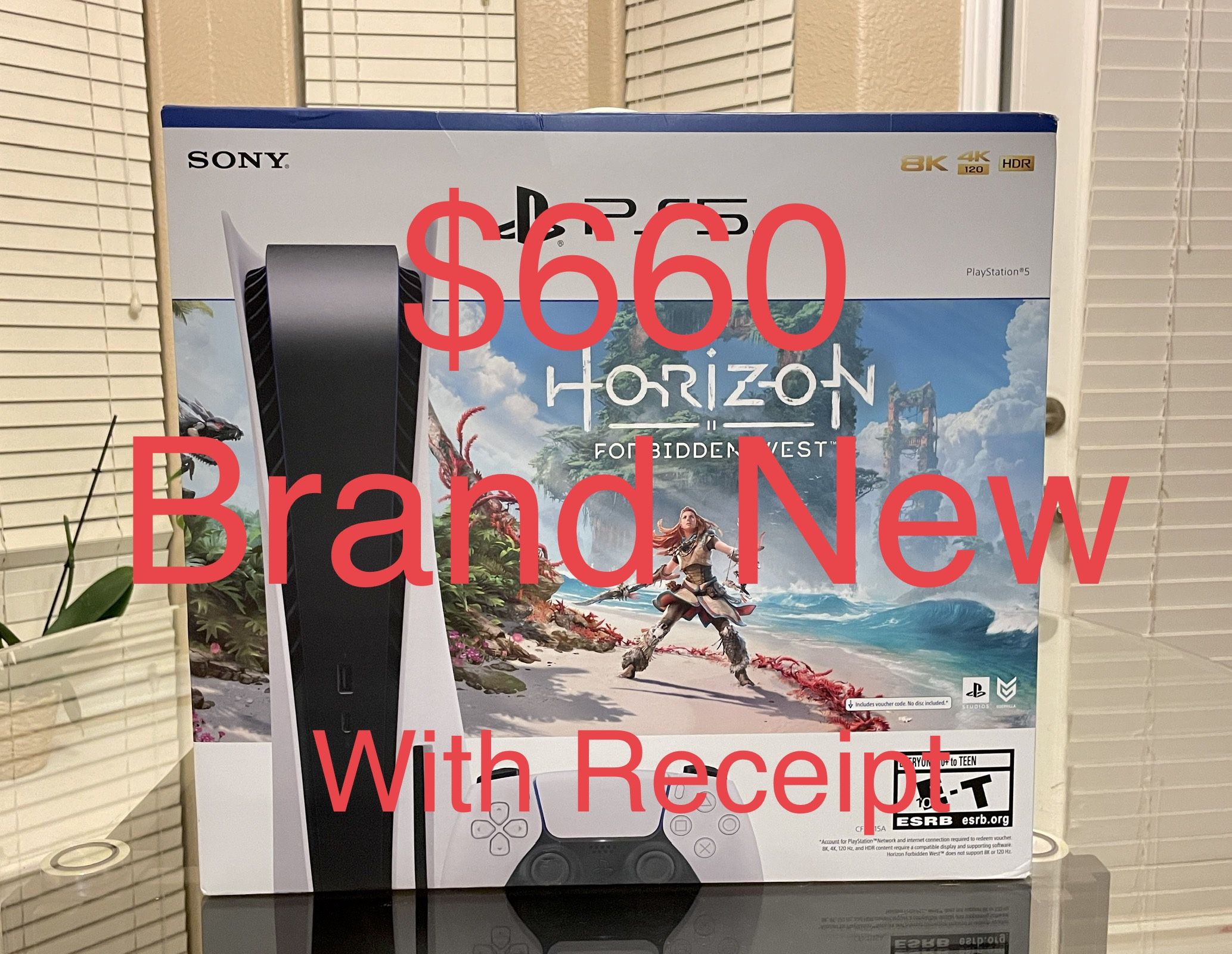 Brand New - PlayStation 5 Disk Horizon Edition -PS5- Receipt In Hand ...