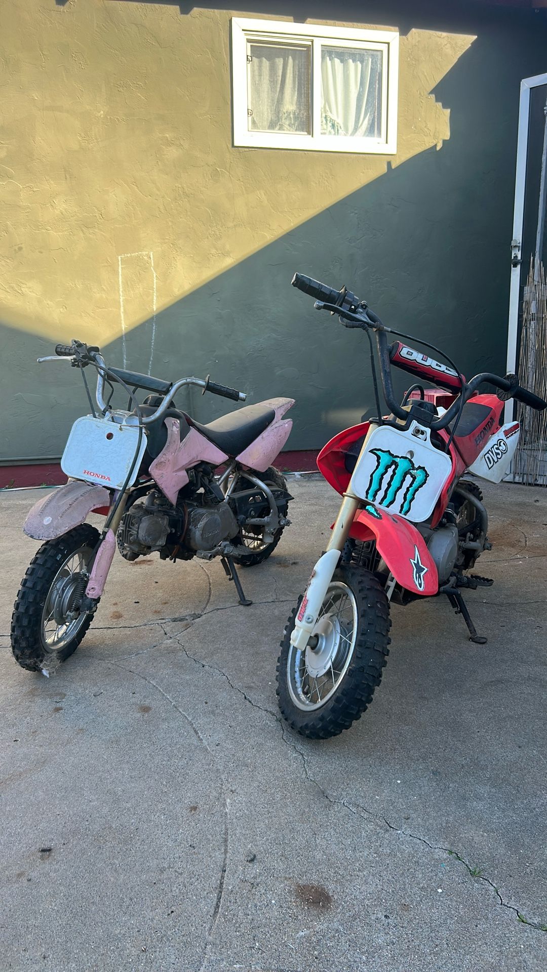 X2 Honda CRF 50 for Sale in Santee, CA - OfferUp