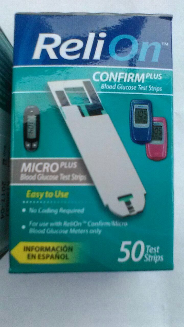 ReliOn Confirm Plus Blood Glucose Test Strips for Sale in Mill Creek ...