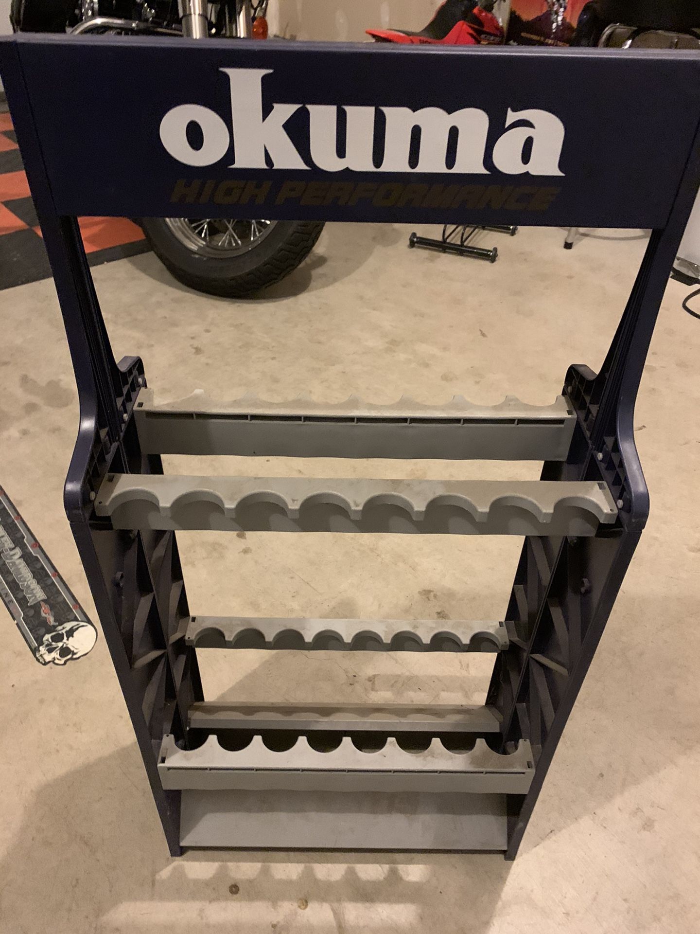 Okuma ABS 16 Fishing pole rack stand for Sale in Tacoma, WA - OfferUp